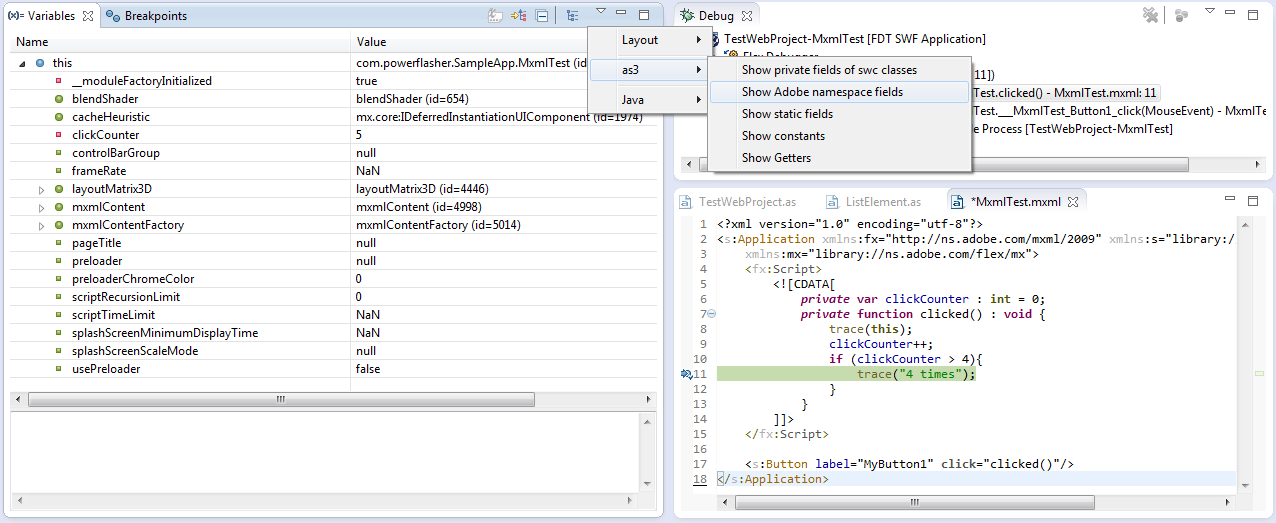 Fdt The Eclipse Plugin For Actionscript Flash Flex Mxml Haxe Nextgen As Ide As3