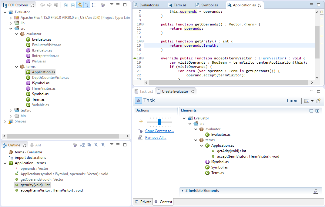 Fdt The Eclipse Plugin For Actionscript Flash Flex Mxml Haxe Nextgen As Ide As3 Mylyn